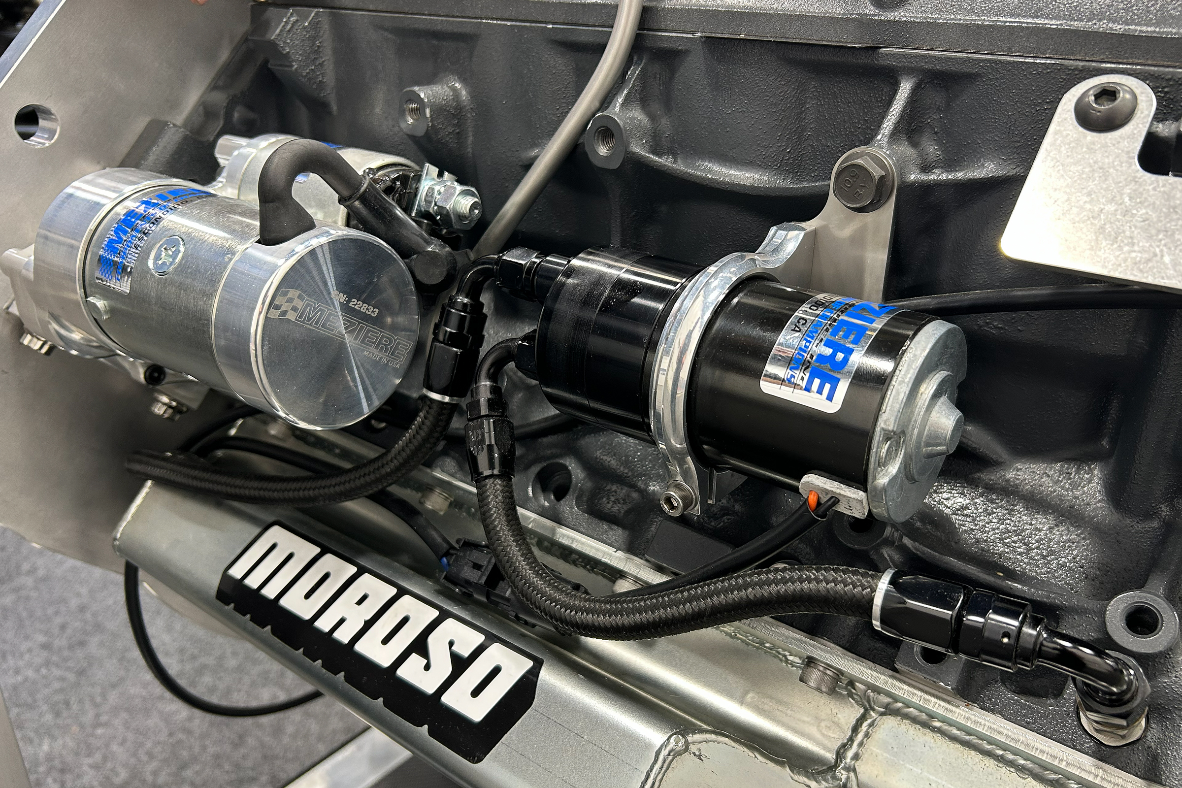 SEMA 2025: 12-Volt Engine Pre-Oiling System From Meziere
