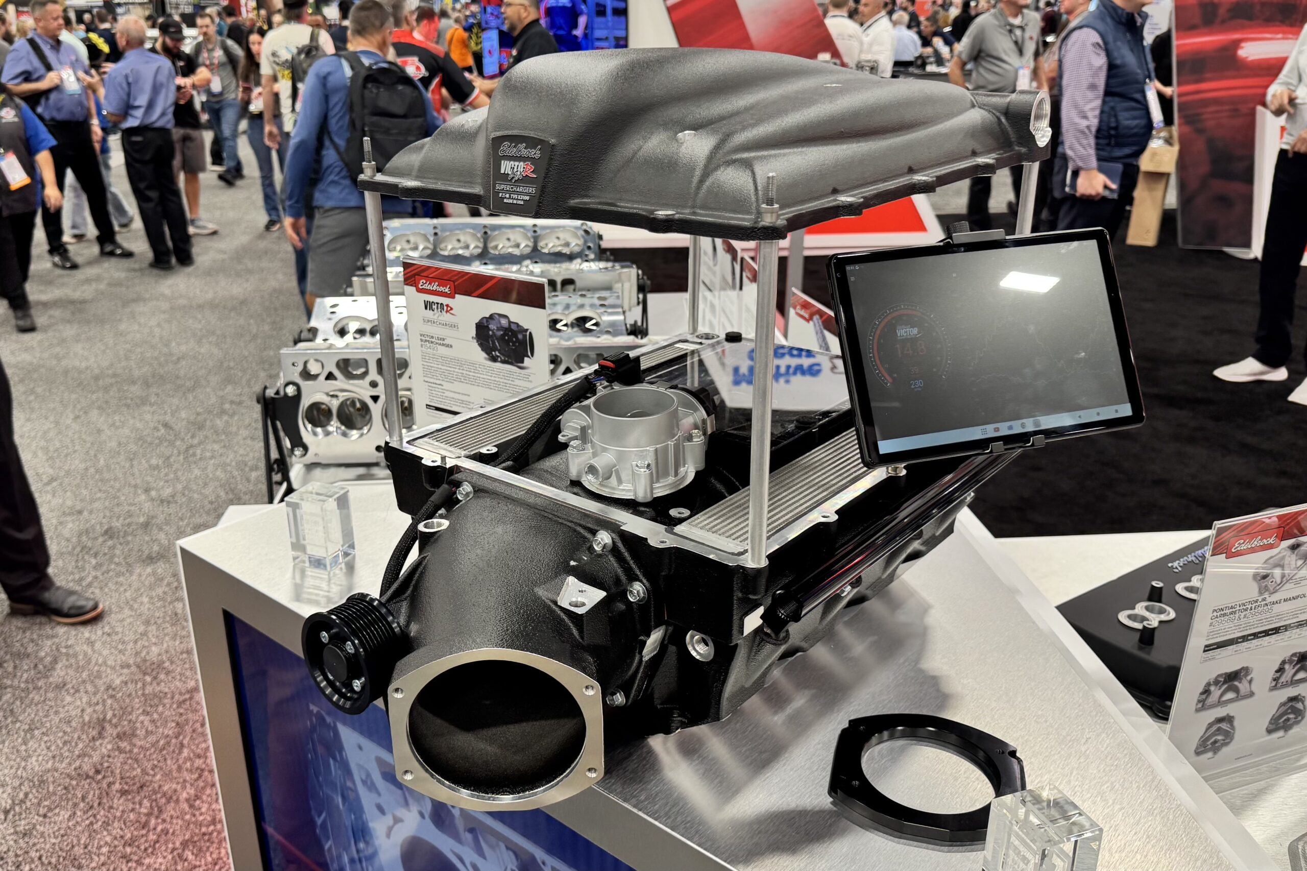 SEMA 2025: Edelbrock's 1300HP Victor LSXR Supercharger